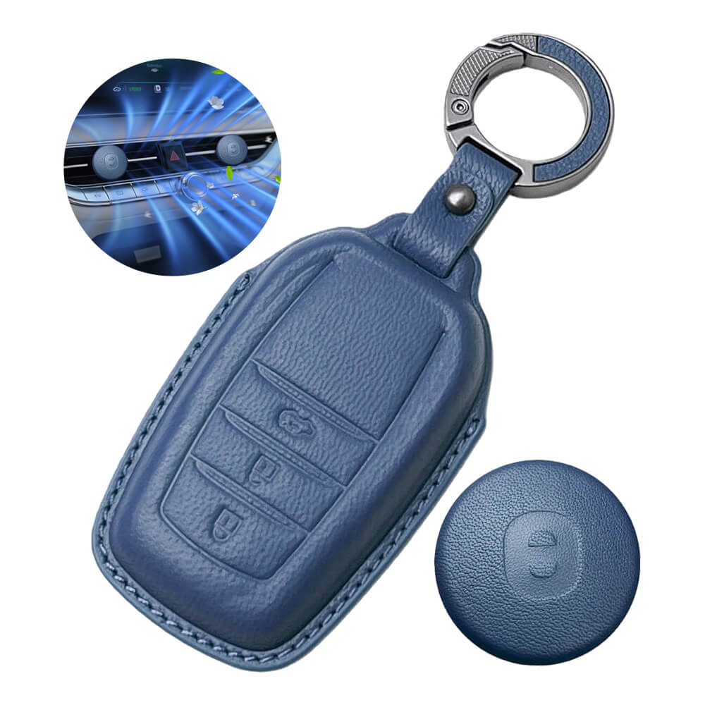 Toyota Leather Key Cover & Car Perfume | Fortuner, Innova HyCross