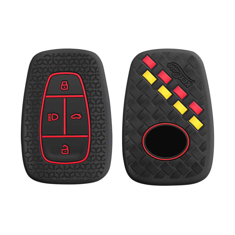 Keycare DE series silicone key cover fit for : Tata Nexon, Altroz, Har