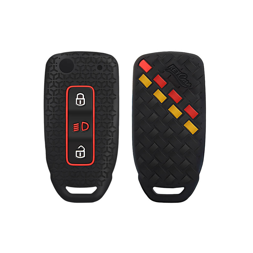 Keycare DE series silicone key cover fit for: Tata Curvv, Nexon, Harri