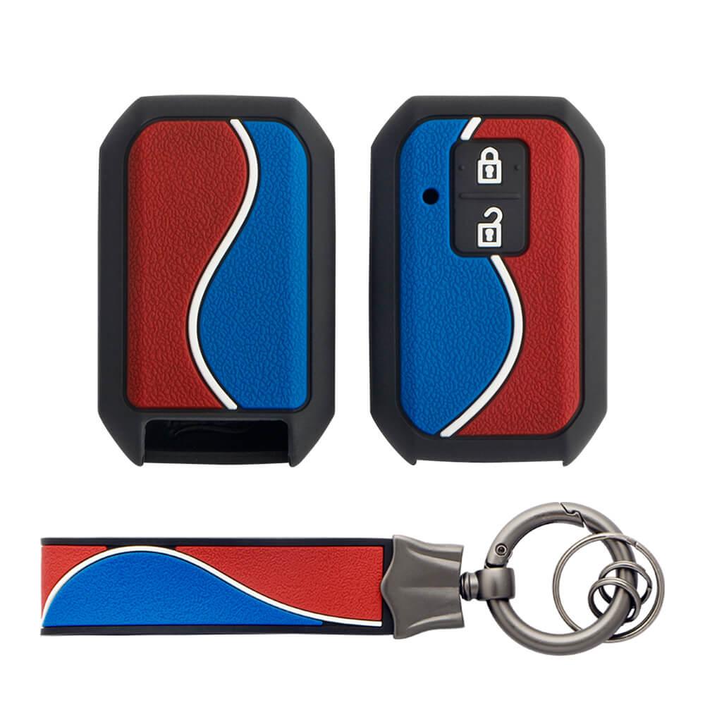 Keycare Duo style key cover and keychain fit for : Baleno, Jimny, Fron