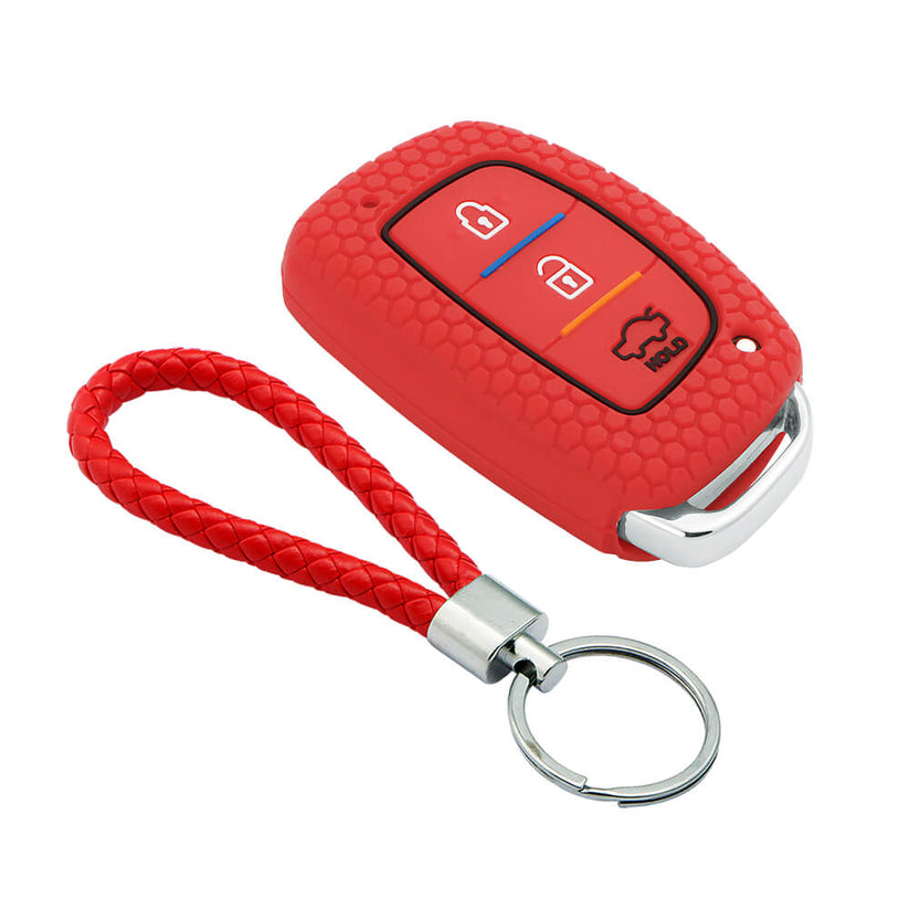 Keycare silicone key cover and keyring fit for : Exter, Creta, Elite I