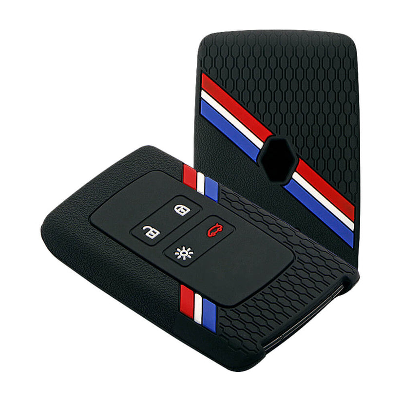 Keyzone striped key cover fit for : Triber, Kiger smart card (KZS-16)