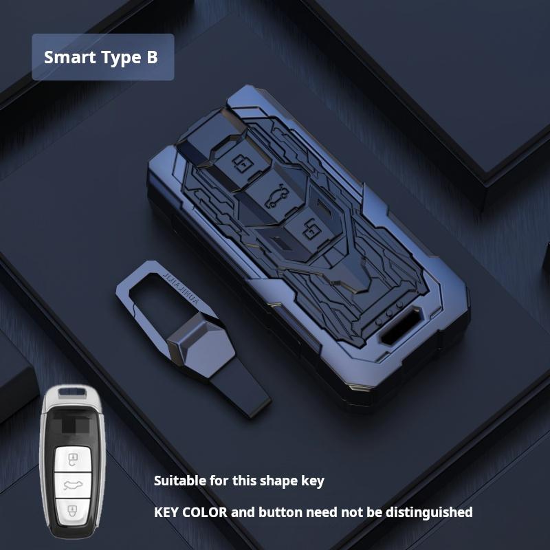 Keyzone TRF series key cover for Audi 2018-2022 A6 A7 A8 E-Tron Q8 SQ8