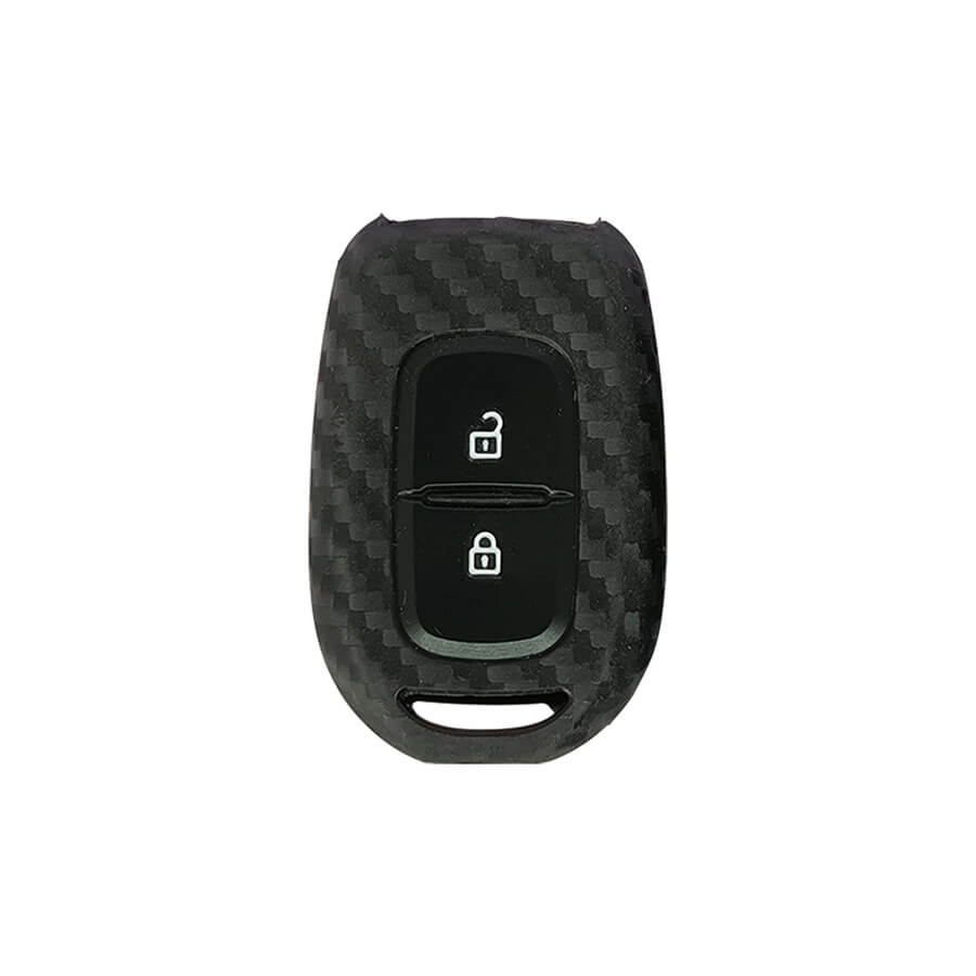 Keyzone carbon fiber key cover fit for : Kwid, Duster, Triber, Kiger r